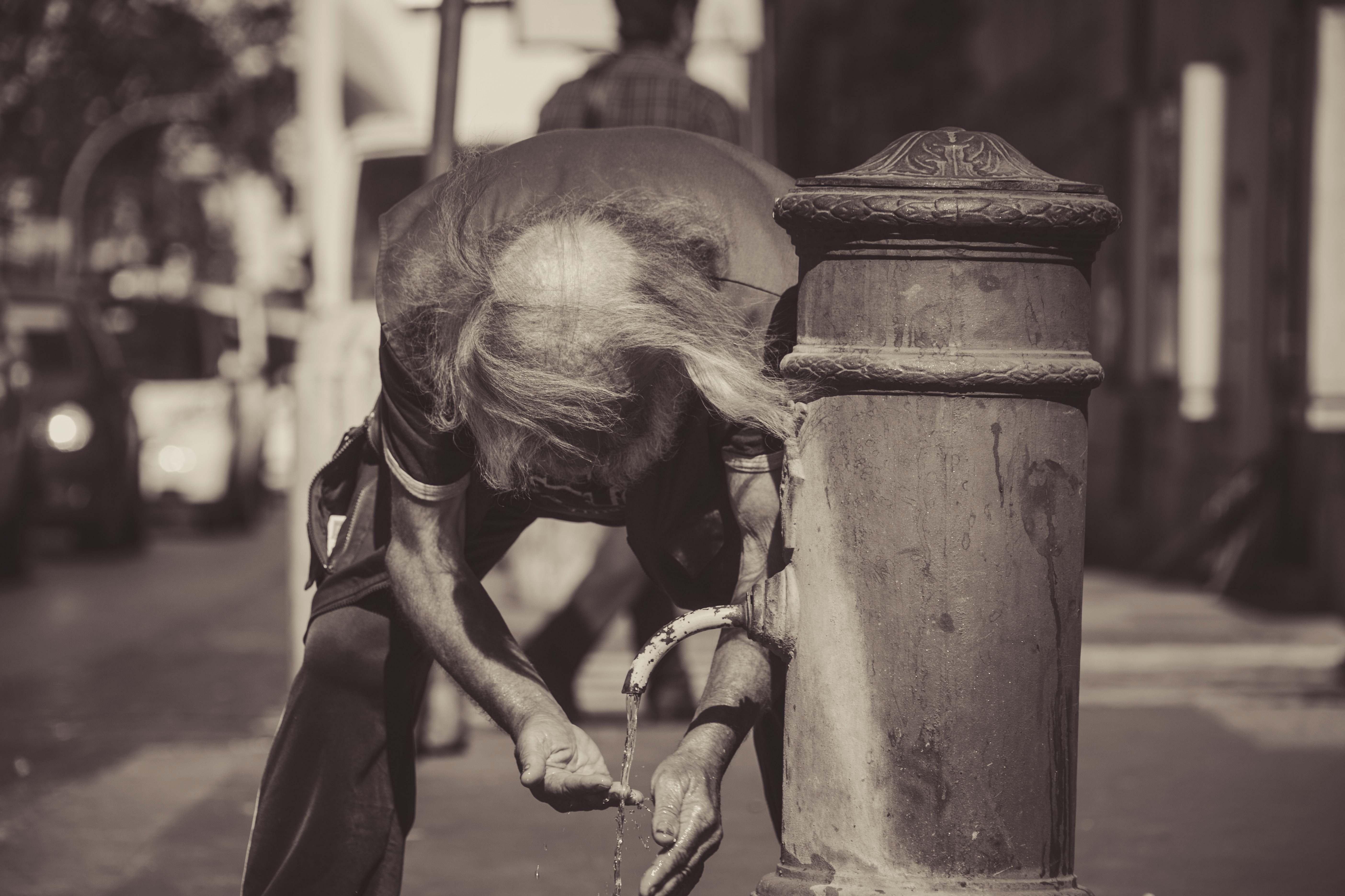 Person Grayscale Photography Of Person Docking Outdoor Animal Image ...