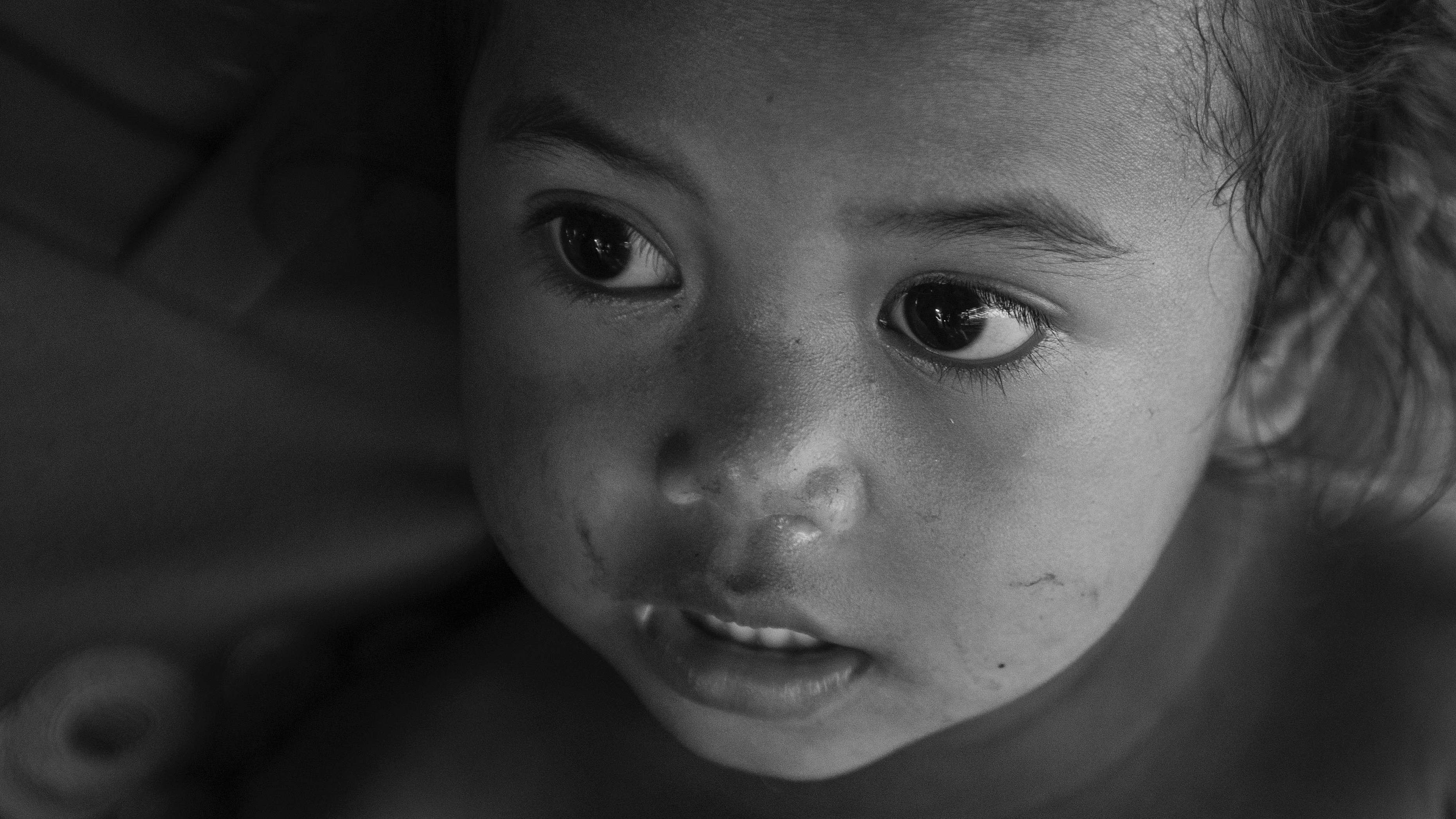 Person Inverted Color Photo Of Girlk Human Image Free Photo