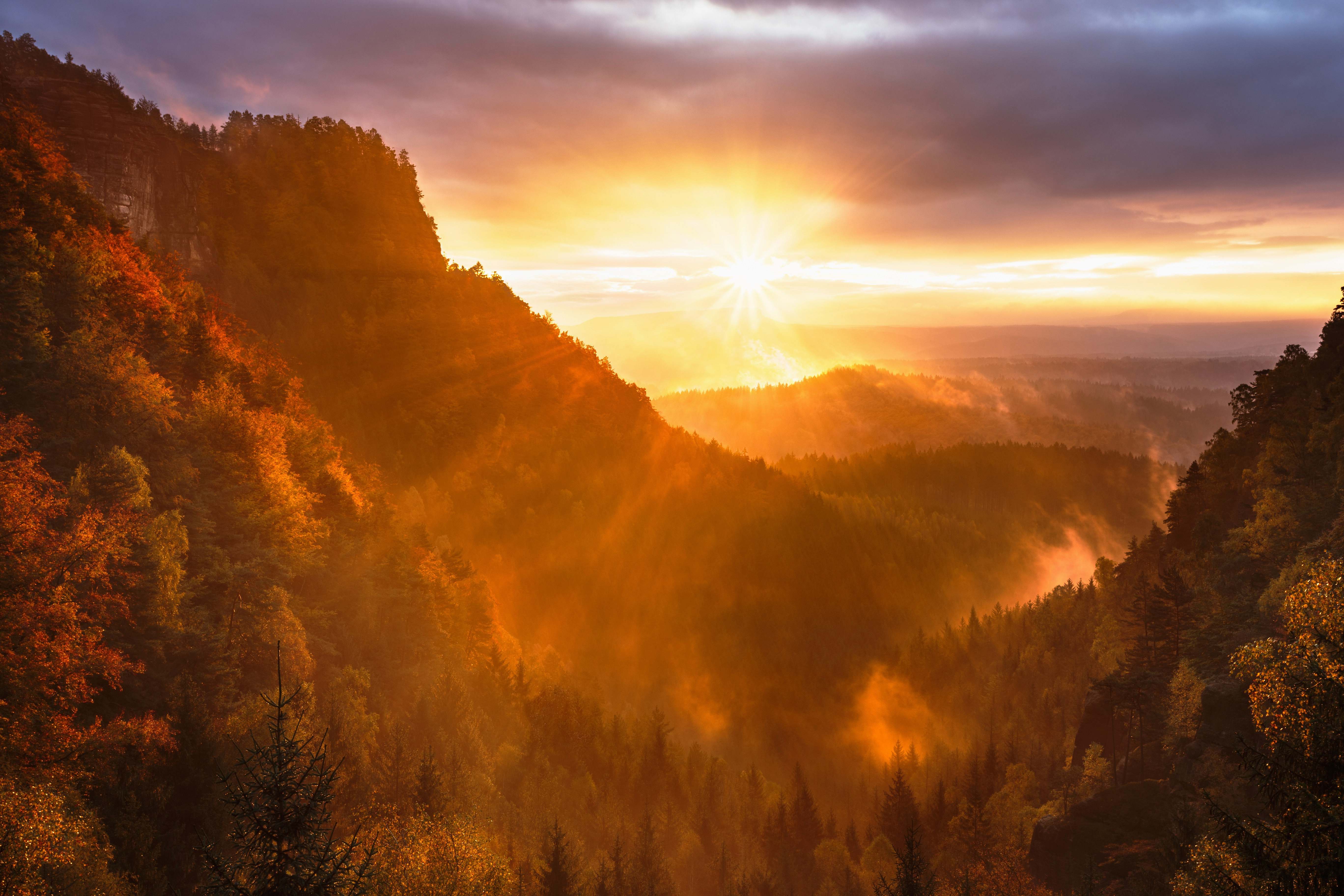 Sunset Mountains And Tree Range During Golden Hour Sunrise Image Free Photo Sunset Mountains And Tree Range During Golden Hour Sunrise Image Free Photo