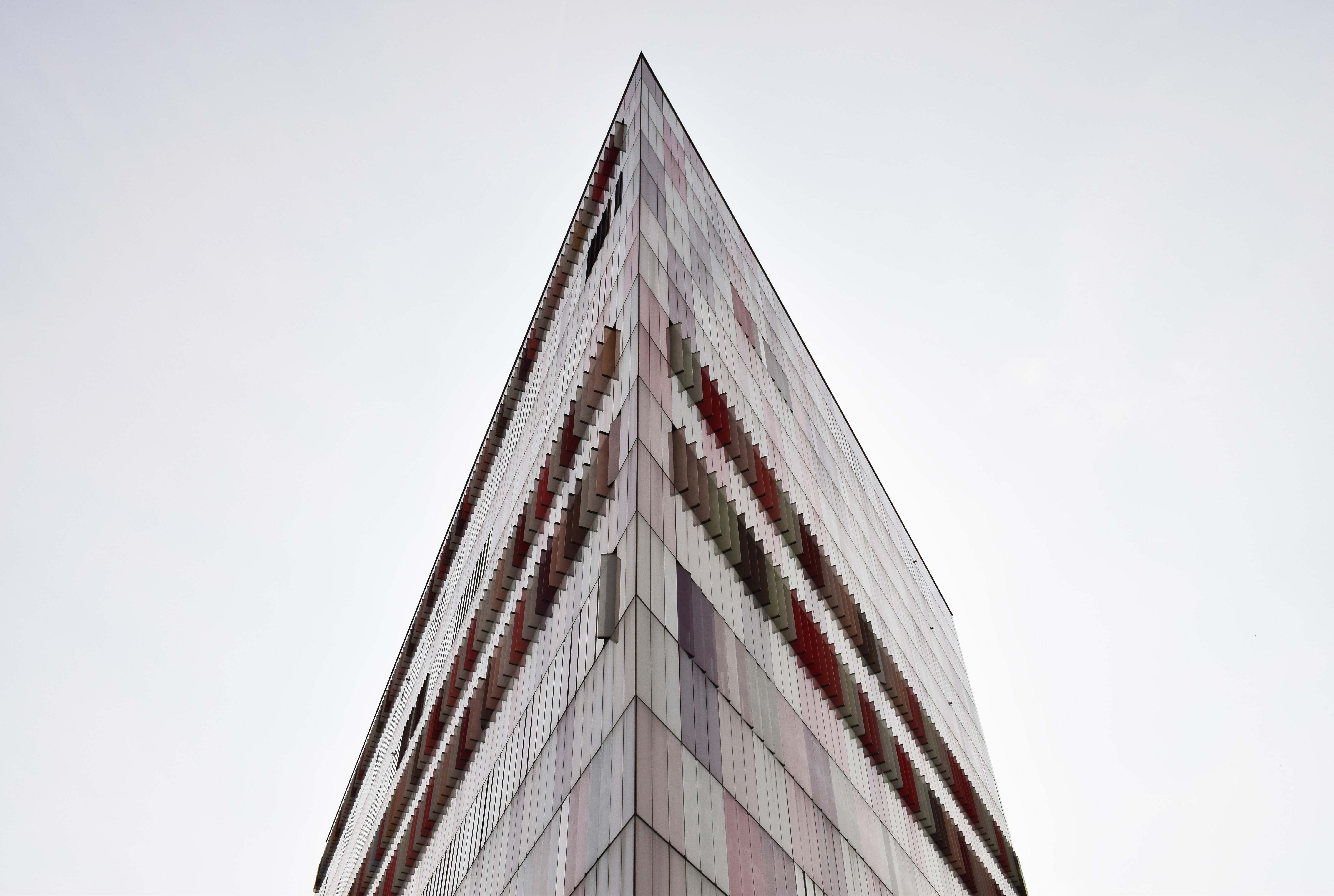 Triangle Brown And Gray High-rise Building Building Image Free Photo